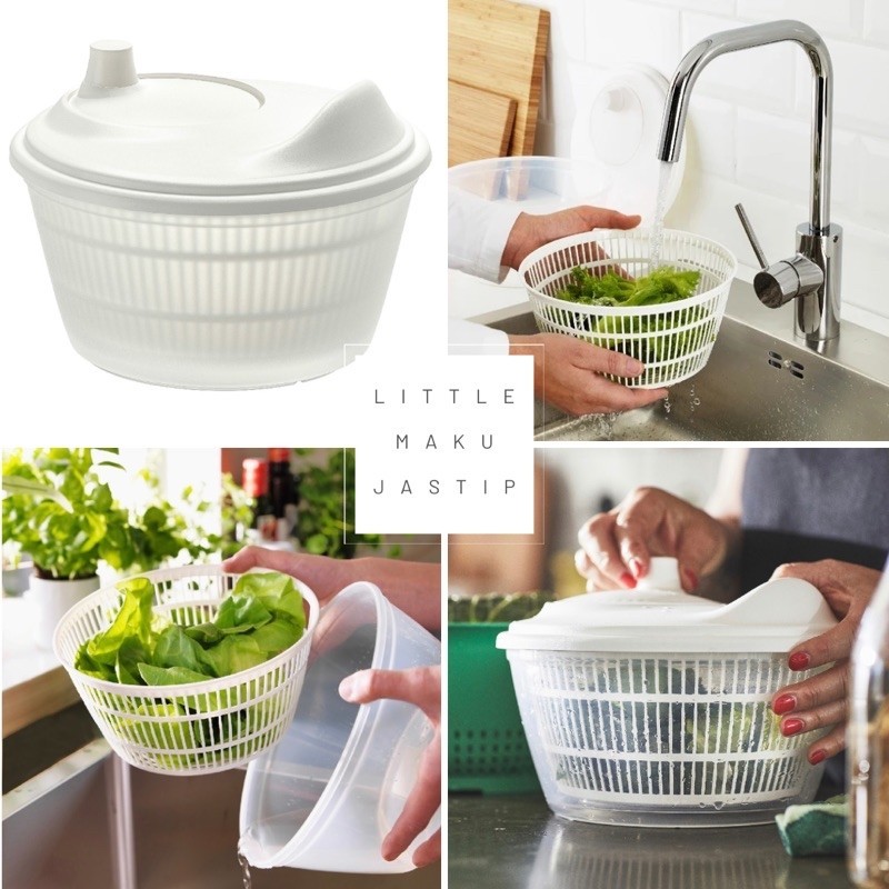 Jual [READY] Uppfylld Salad Spinner Peniris Sayur Salad Saringan Sayur ...