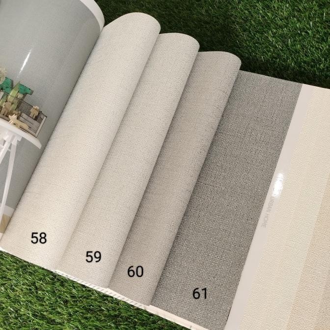 Jual Wallpaper Dinding Polos Abu Fabric texture | Shopee Indonesia