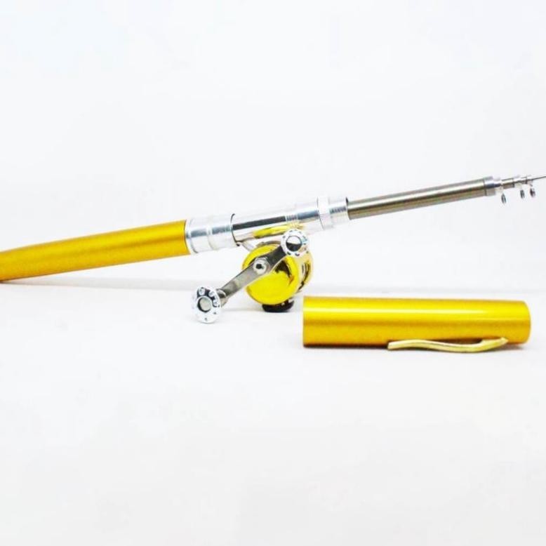 Jual rq-56 joran pena/1 set joran mini dan rell/mini pen fishing ...