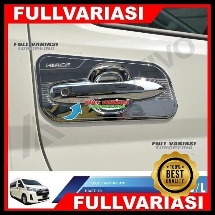 Jual Hiace Cover Door Handle Chrome Toyota Hiace 2020 Cover Gagang ...