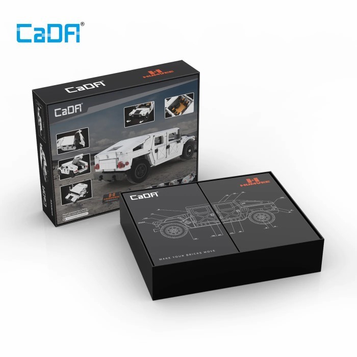 Jual Double E Cada Bricks 1:12 Humvee Off-Road Vehicle C61027W | Shopee ...