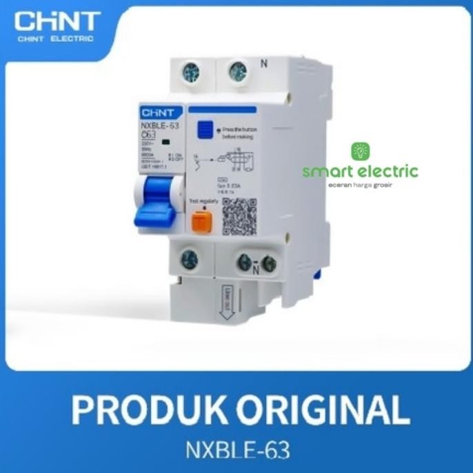 Jual Chint Rcbo + Mcb Nxble-63 1P+N 30Ma Anti Kontak 1 Phase | Shopee Indonesia