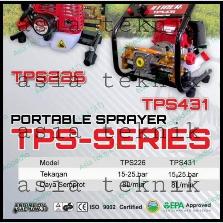Jual Mesin Semprot Air Pertanian Serbaguna Portable Sprayer Tiger ...