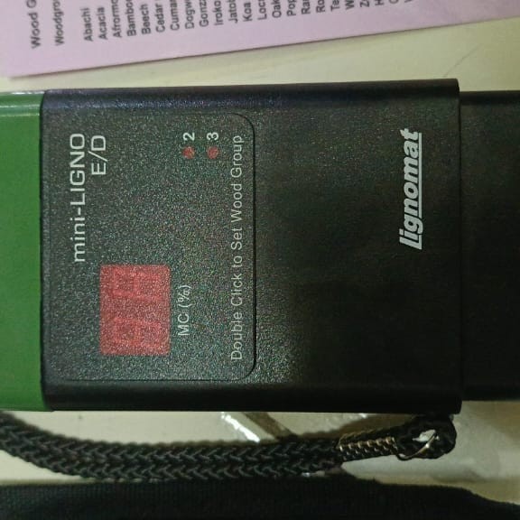 Jual Jual! Alat Ukur Kadar Air Kayu Mini-Ligno E/D Range 6-45%Mc Meter ...
