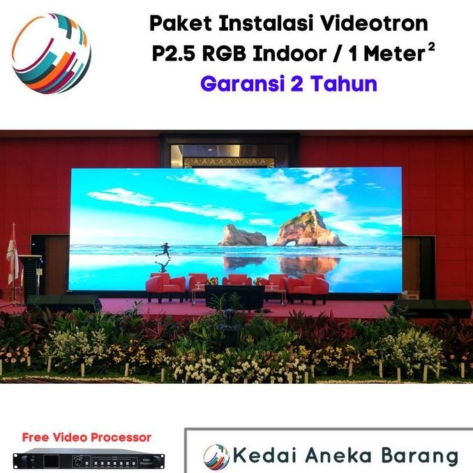 Jual Paket Instalasi LED Videotron P2.5 Indoor 1 Meter Garansi 2 Tahun ...