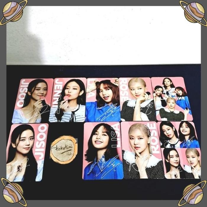 Jual [TTM] SET KARTU LIMITED SIGNATURE BLACKPINK X OREO - JISOO JENNIE ...
