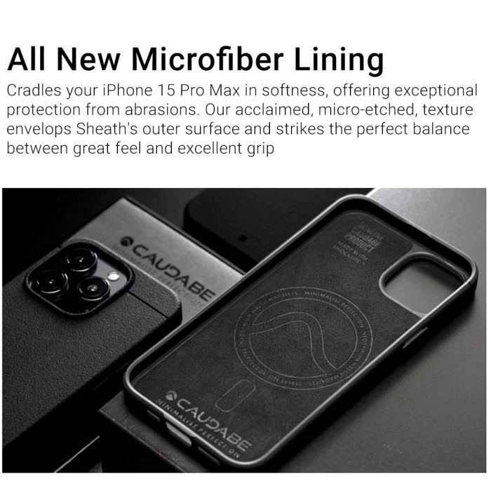 Jual Caudabe Sheath Case Iphone 15 Pro Max / Plus - Slim Casing Magsafe ...