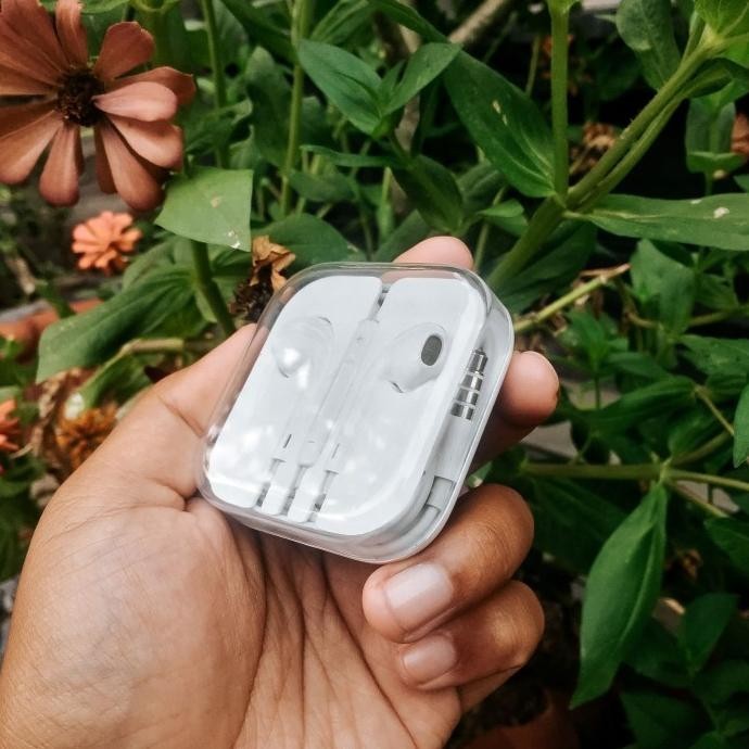 Jual Headset Earpods Copotan Iphone 11 12 Mini Pro Max Original Ibox ...
