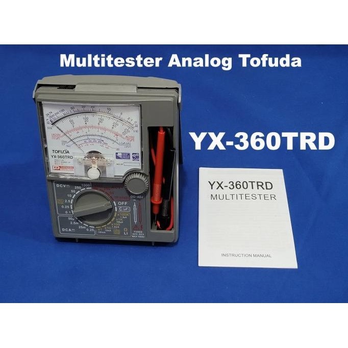 Jual YX-360TRD TOFUDA Multitester Analog mirip HELES YX-360 Avometer ...