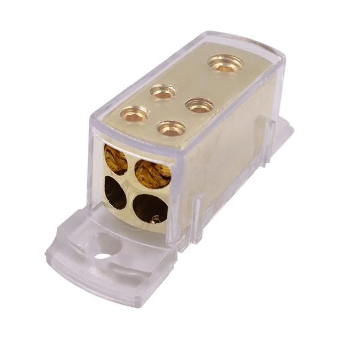 Jual Ground Distribution Block Car Audio 4/8 Awg To 8/10 Awg 4 Way ...