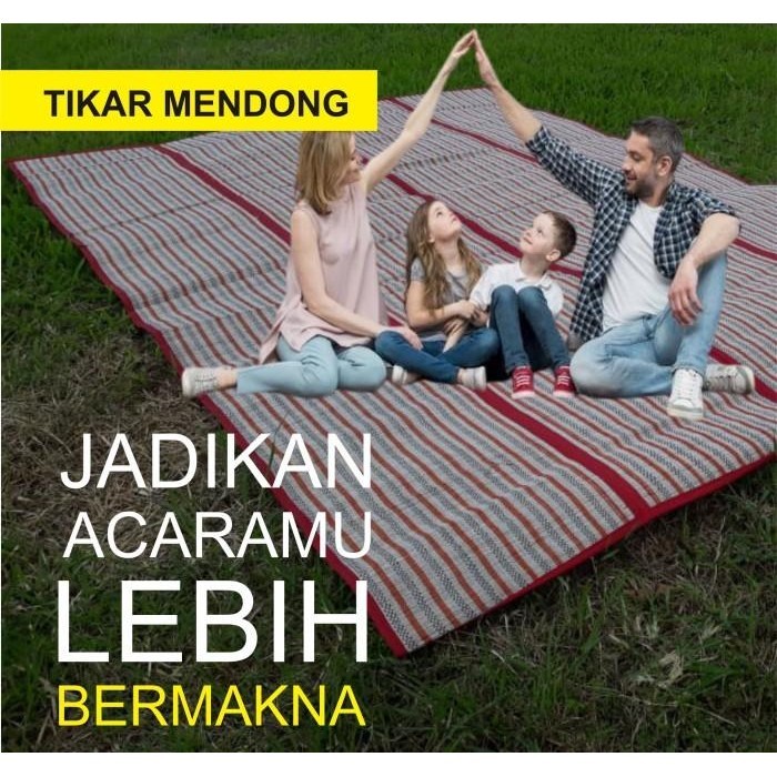 Jual Tikar Lipat Piknik Jumbo 300 X 200 Tradisional | Shopee Indonesia