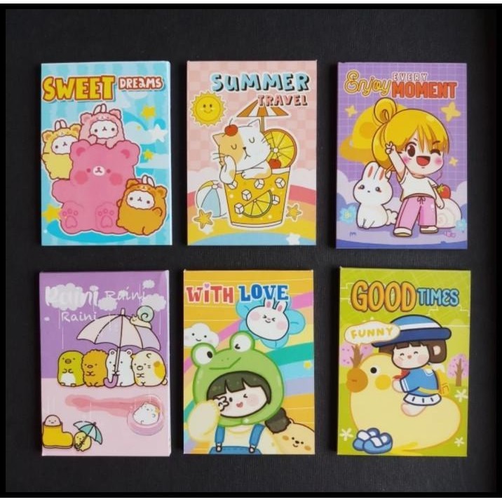 Jual DISKON NOTES KOREA FANCY LUCU ISI 10 PCS - MEMO ANAK FANCY - MEMO ...