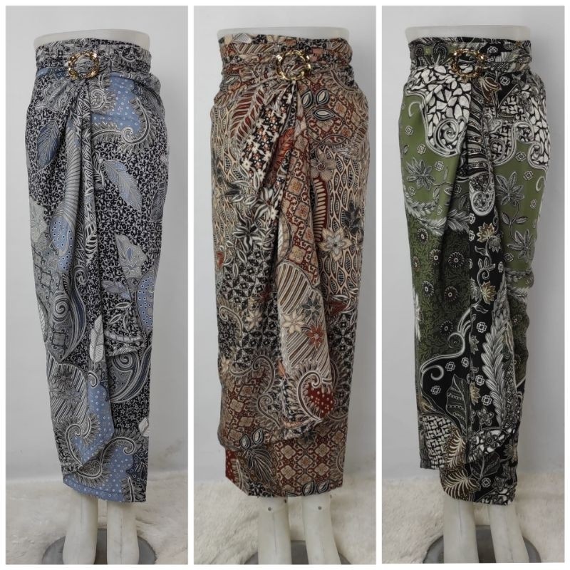 Jual NEW ROK STYLE PUTRI SOLO // Sircinta Rok Lilit Batik Pareo Motif ...