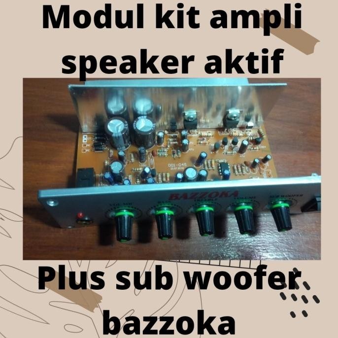 Jual kit modul power amplifier speaker aktif bazzoka tip 31 dan 32 mono | Shopee Indonesia