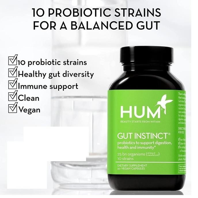 Jual Hum Nutrition Gut Instinct Probiotic 25bn organisms digestion immune | Shopee Indonesia