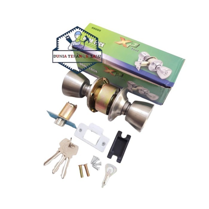 Jual Kunci Pintu Bulat Xptool 8000 Ss - Door Lock Selot Konci Kamar Mandi Star | Shopee Indonesia