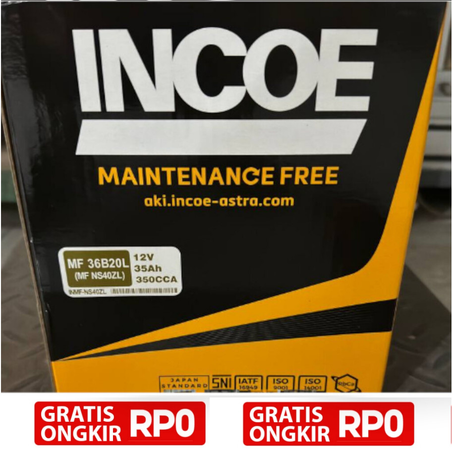 Jual Aki Hyundai Kia Visto ORIGINAL NS40ZL / 36B20L Incoe MF | Shopee Indonesia