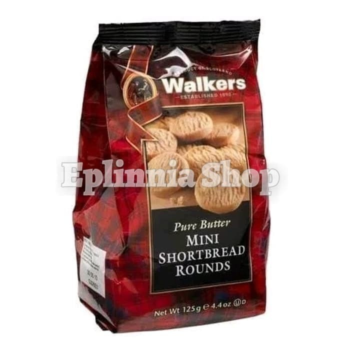 Jual Walker Walkers Ni Shortbread Cookie Cookies Butter Round 125 Gr ...