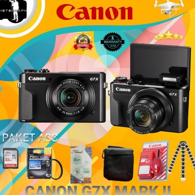Jual CANON POWERSHOT G7X MARK II - CANON G7X MARK2 / CANON G7X II / G7X II | Shopee Indonesia