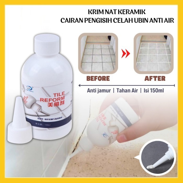 Jual Cemen Nut Cream Nat Siap Pakai Tile Reform Waterproof Penambal ...