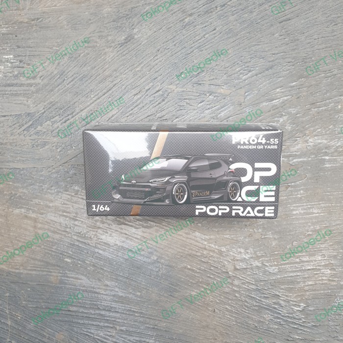 Jual Poprace Pop race Pandem GR Yaris Black Dark Chrome Gold Rims ...