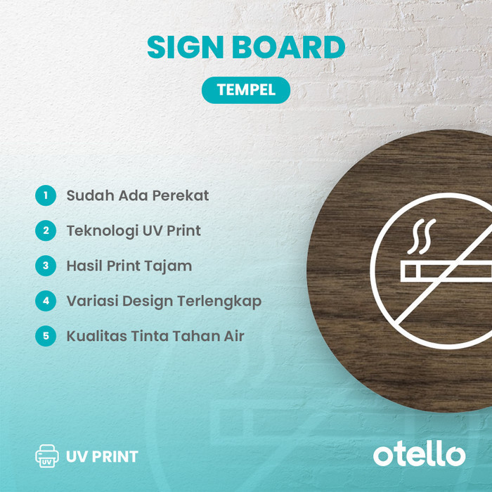 Jual Exit Sign Board Kayu Print Signage Label Petunjuk Tanda Arah ...