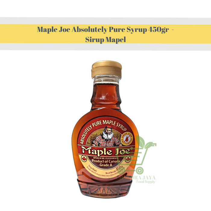 Jual Maple Joe Ly Pure Syrup - 450Gr Sirup Mapel | Shopee Indonesia