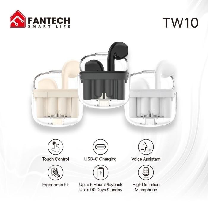 Jual Fantech TW10 TW-10 Wave TWS Earphone Bluetooth True Stereo ...