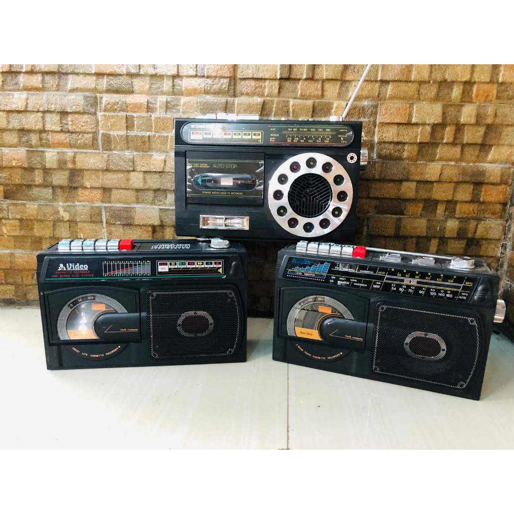 Jual CUCI GUDANG RADIO MINI COMPO AM/FM/SW KASET PITA JADUL RADIO JADUL ...