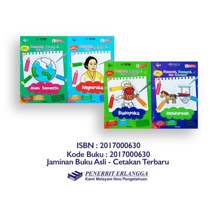 Jual Paket Bahan Habis Pakai Seri Mencocok Menempel Dan Mewarnai ...