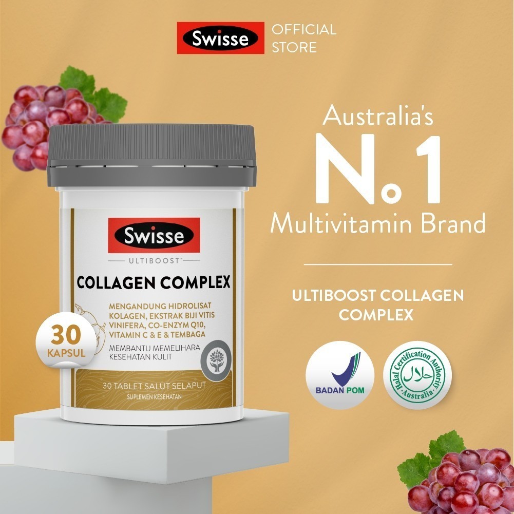 Jual Swisse Ultiboost Collagen Complex - Suplemen Kolagen Vitamin C dan ...