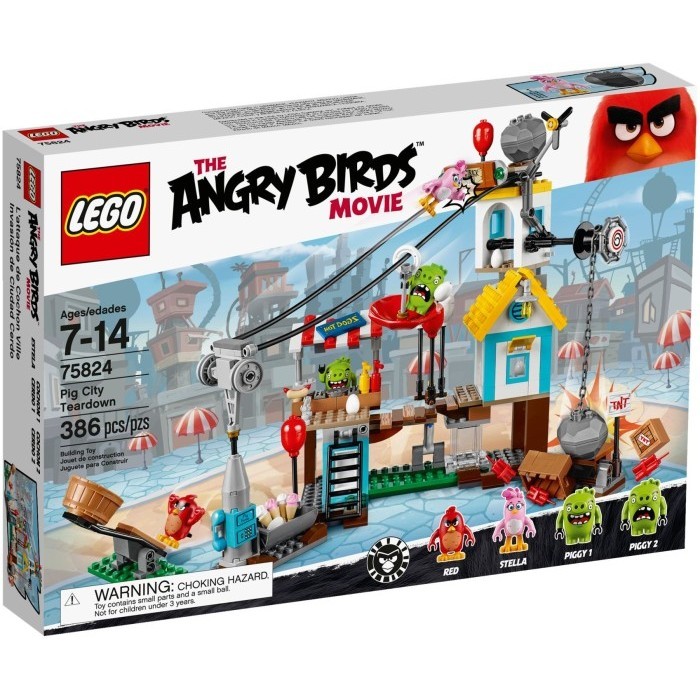 Jual LEGO 75824 THE ANGRY BIRDS MOVIE Pig City Teardown - Blocktopia ...