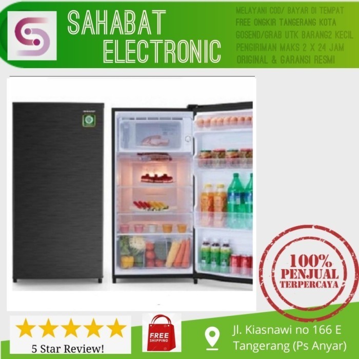 Jual KULKAS SHARP 1 PINTU LOW WATT SJ N 182 N HS | Shopee Indonesia
