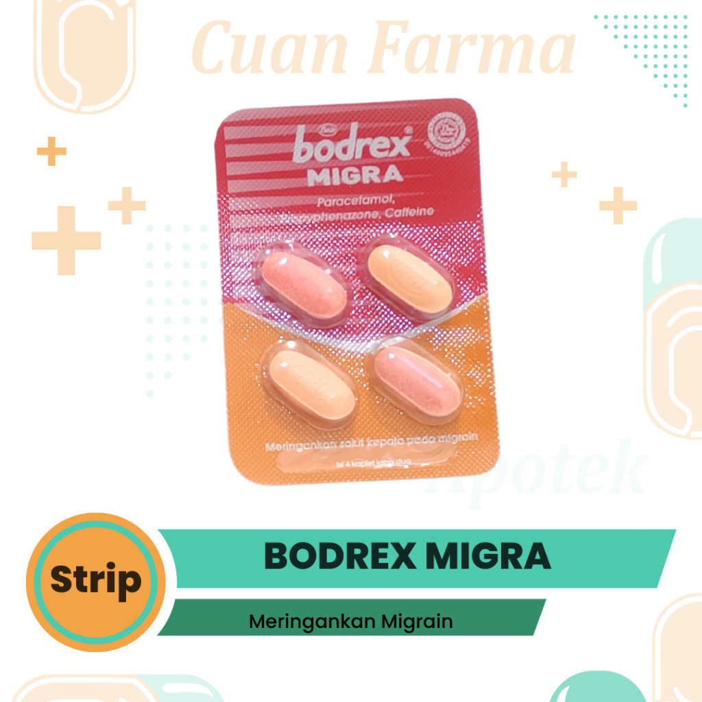 Jual BODREX MIGRA PERBLISTER | Shopee Indonesia