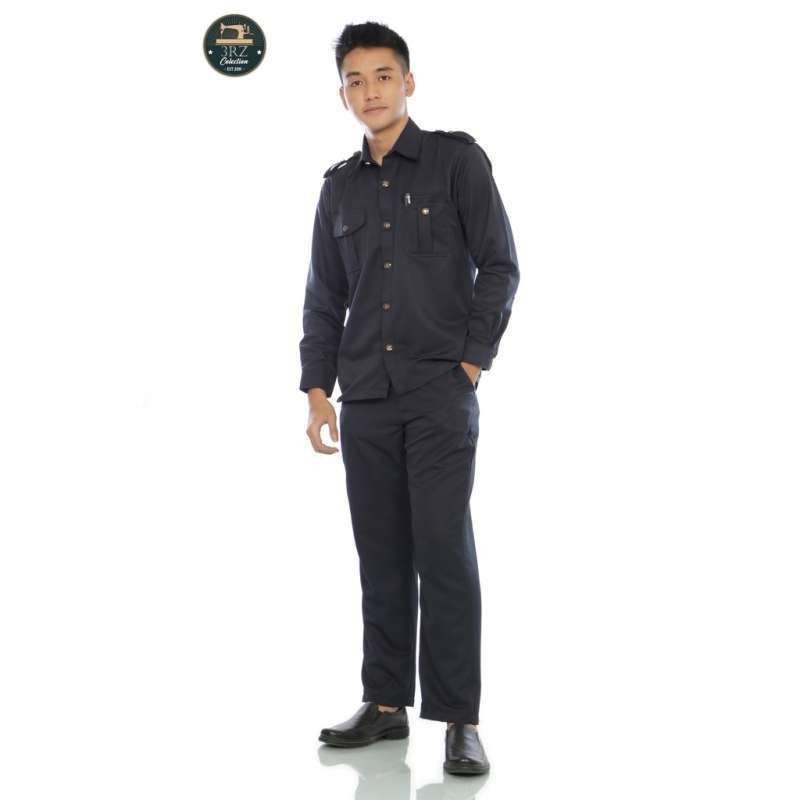 Jual Seragam Satpam Mssashop 1 stel baju safari security seragam safari ...