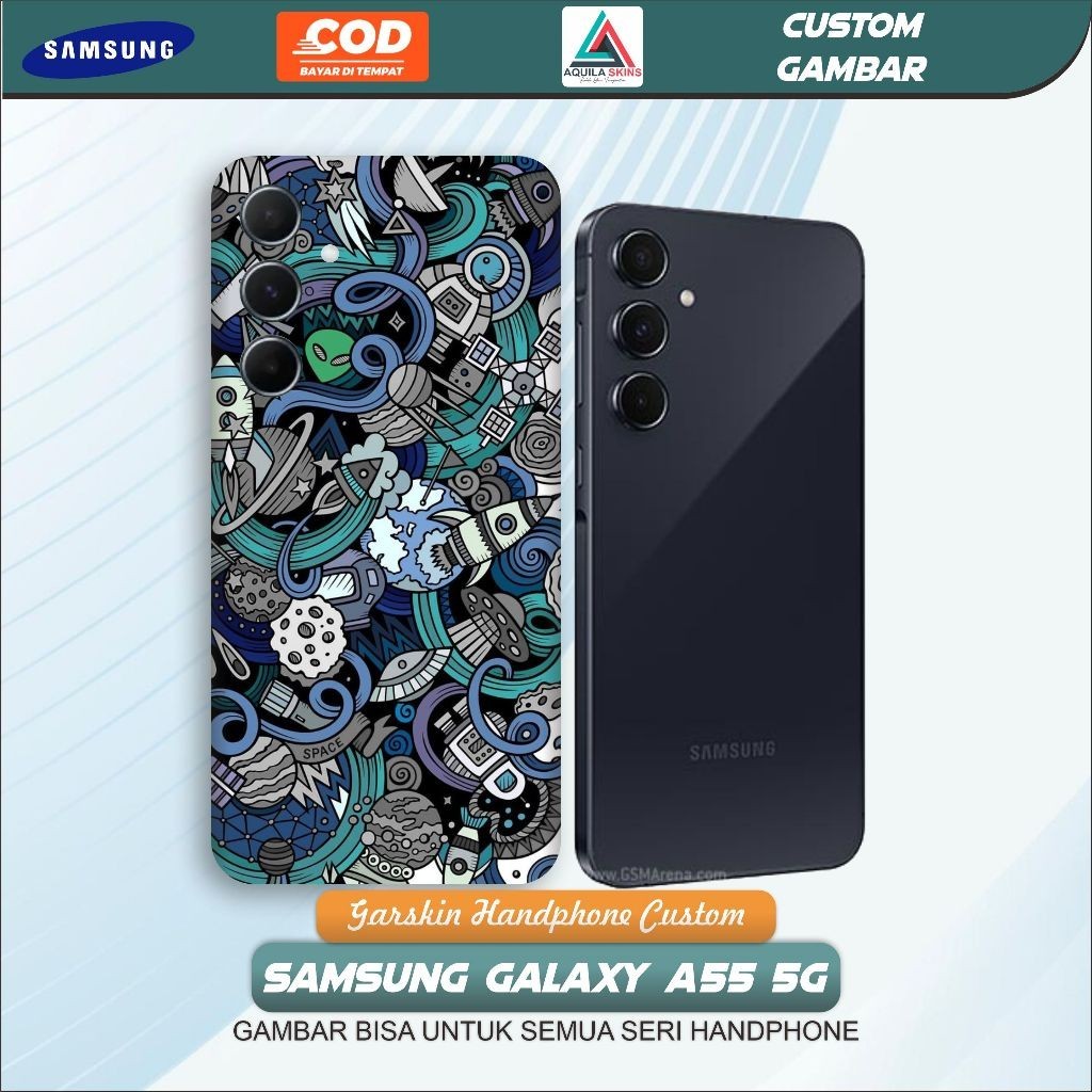 Jual SAMSUNG GALAXY A55 5G Garskin hp Skin Handphone Custom isi 2 COD ...