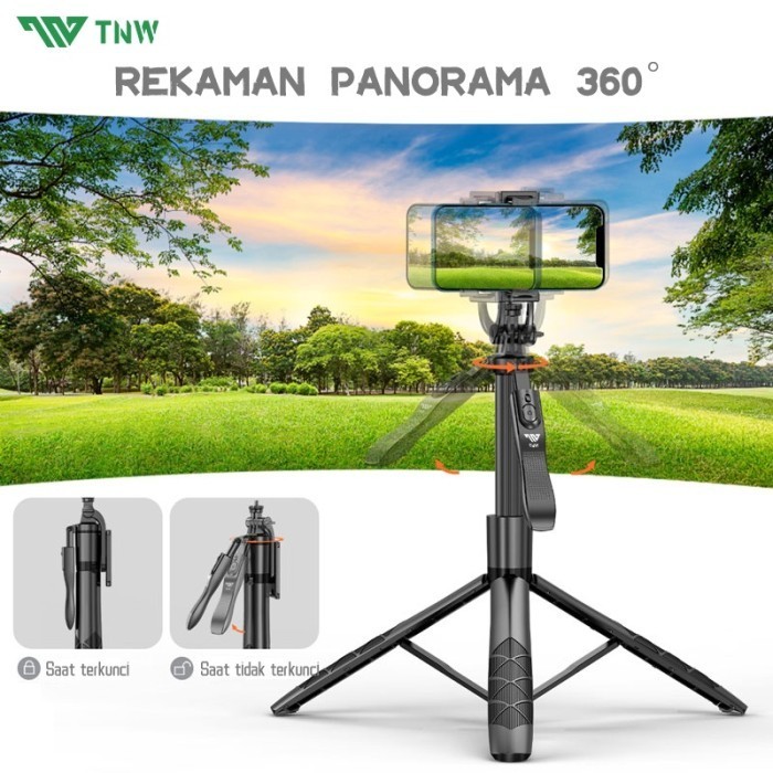 Jual TNW L16/L16SS SELFIE STICK BLUETOOTH TONGSIS TRIPOD 4IN1 HP KAMERA ...