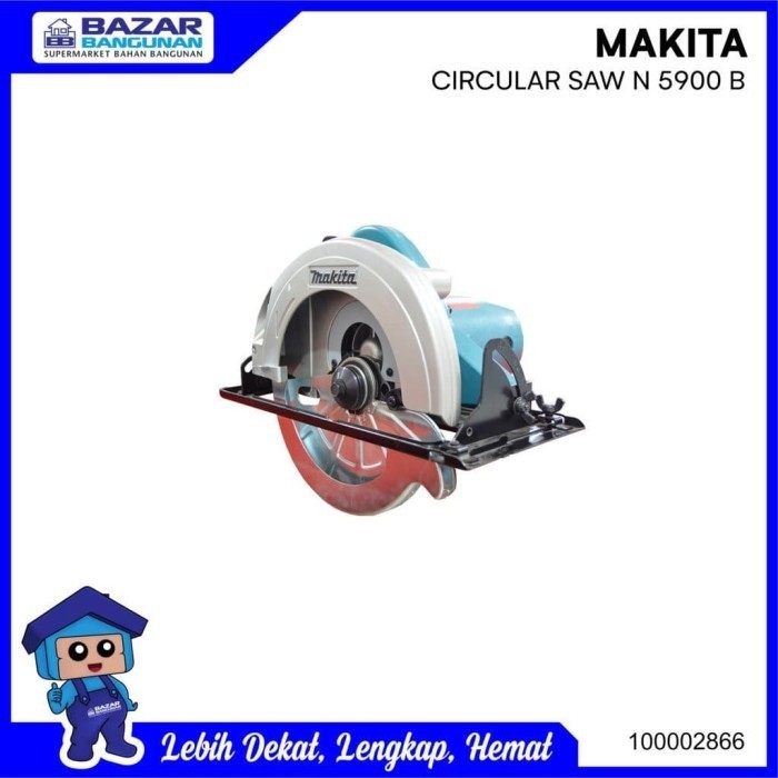 Jual Mesin Gergaji Potong Kayu / Circular Circle Saw Makita N 5900 B ...