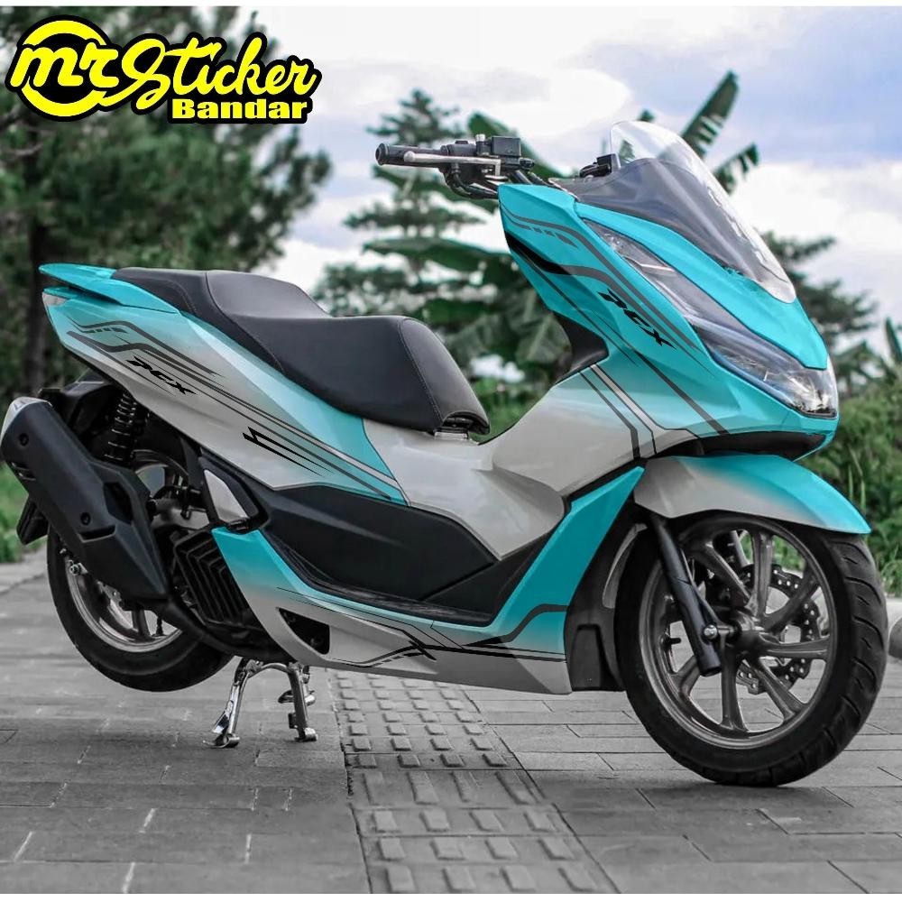 Jual Decal PCX Full Body Stiker PCX Full Body Full Blok Dekal PCX 150 ...