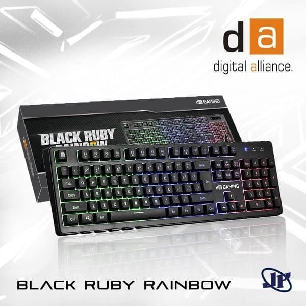 Jual Ready KEYBOARD DIGITAL ALLIANCE KEYBOARD BLACK RUBY RAINBOW ...