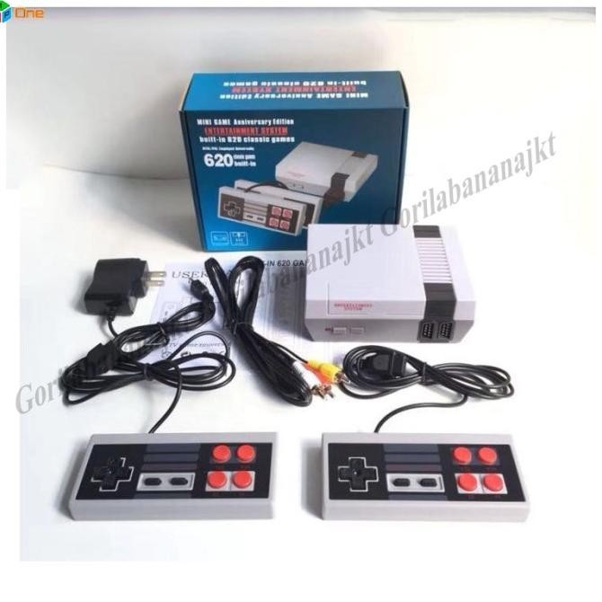 Jual Nintendo mini console tv 620 game jadul Retro NES Clone | Shopee ...