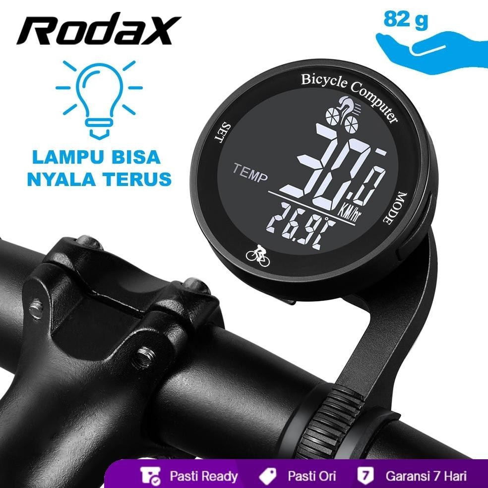 Jual RodaX Pro Wireless Speedometer Sepeda Waterproof LCD Positivenya ...