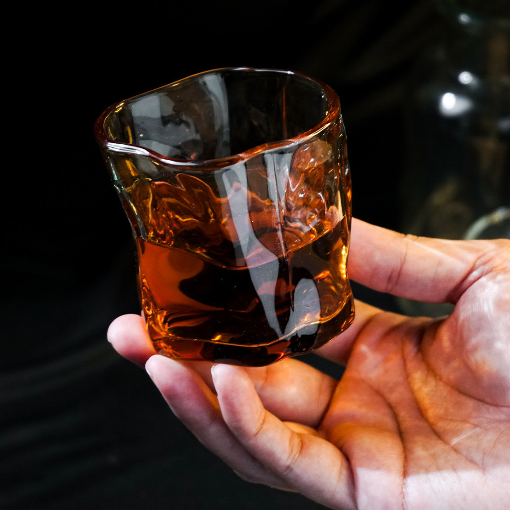 Jual Gelas Japanese Yamazaki Style Rock Glass Warna Coklat 190ml | Shopee Indonesia