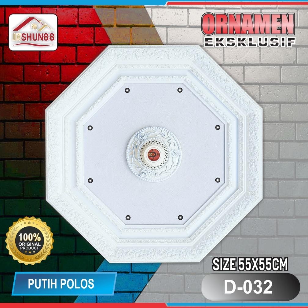 Jual PIU Ornamen Lampu PVC / Ornamen Plafon PVC / Fitting Lampu / Rumah ...