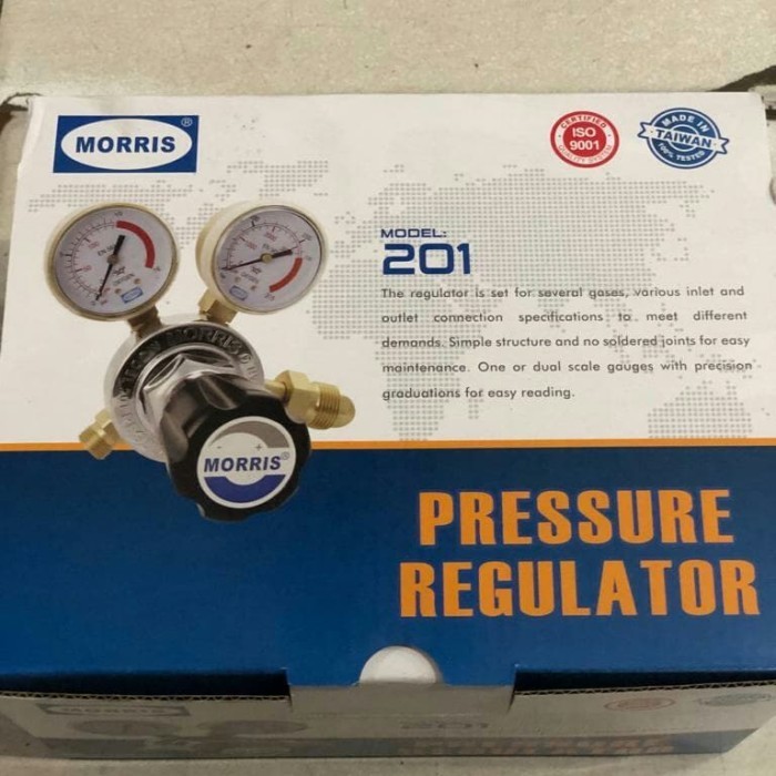 Jual ACETYLENE REGULATOR HARRIS STYLE MODEL NO.201 MORRIS | Shopee ...