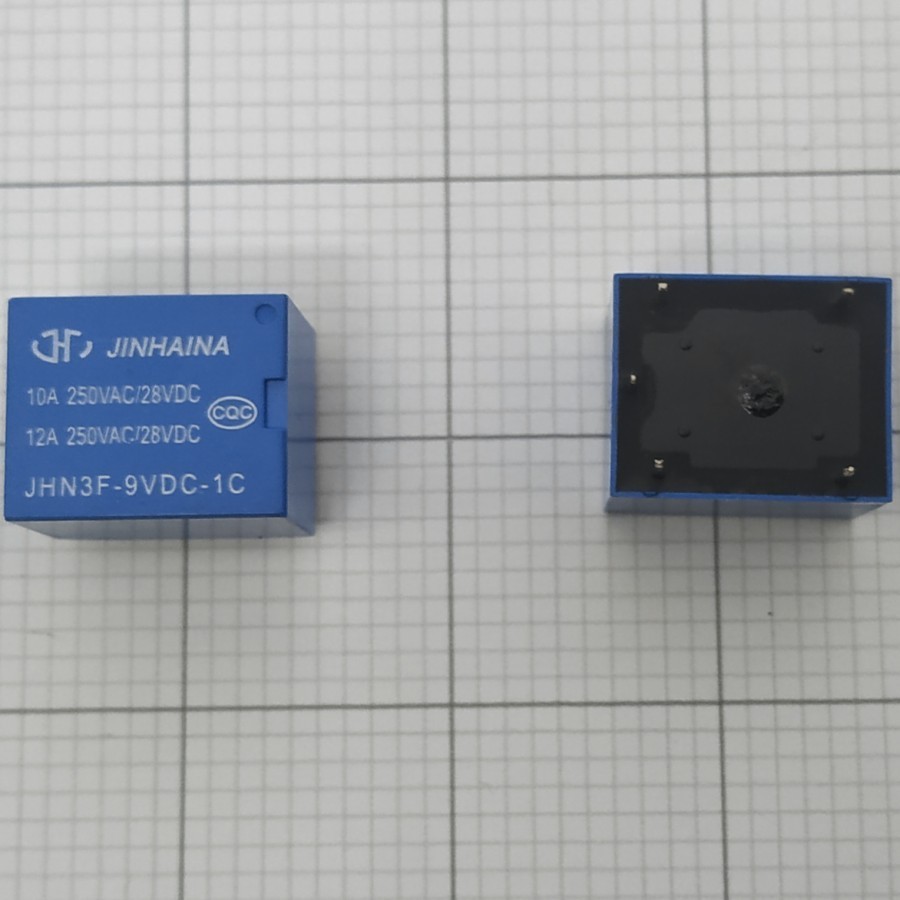 Jual Relay 5pin 9v / Relay 5 pin 9v Jinhaina Biru - 10A - 12A Harga ...