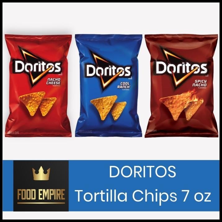 Jual Doritos Tortilla Chips 7 Oz | Nacho Cheese - Cool Ranch 198,4 Gram ...