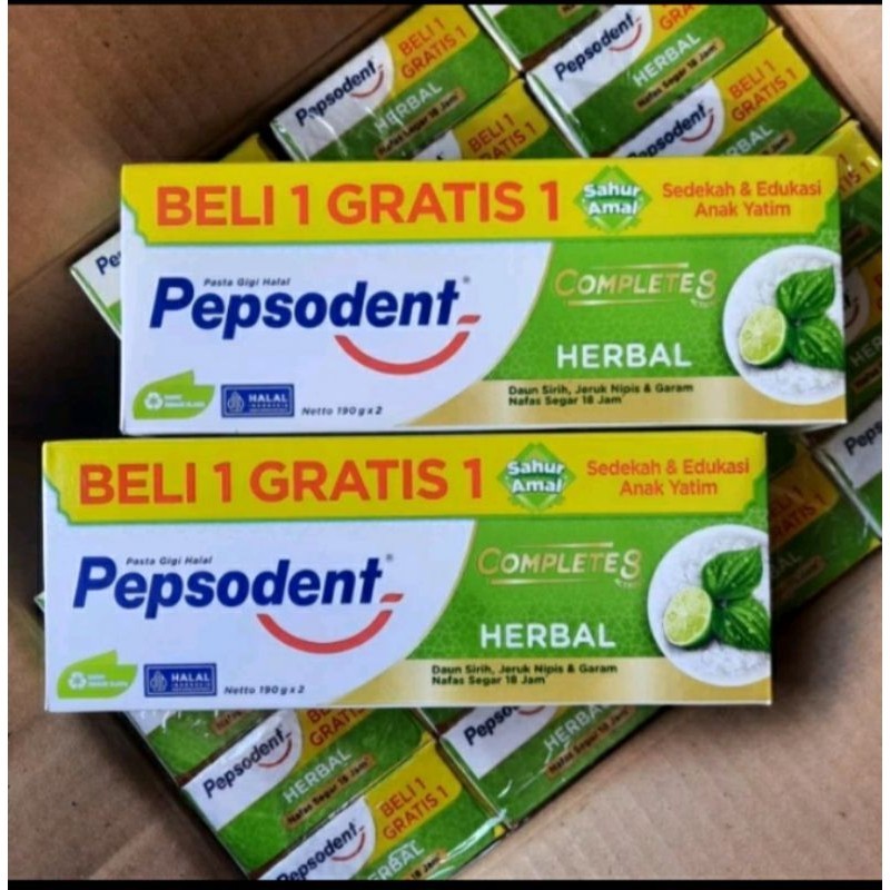 Jual PEPSODENT HERBAL 190GR ISI 2 (190 X 2 ) | Shopee Indonesia