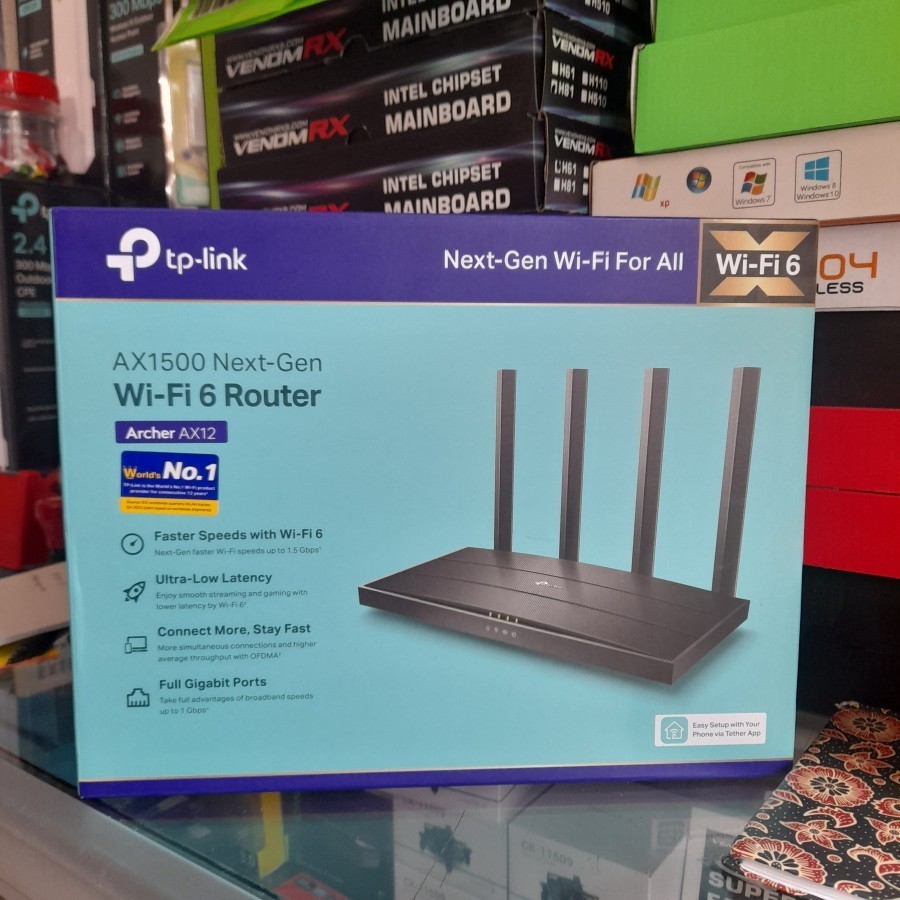 Jual TPLINK ARCHER AX12 AX1500 NEXT-GEN Wi-Fi 6 Router | Shopee Indonesia