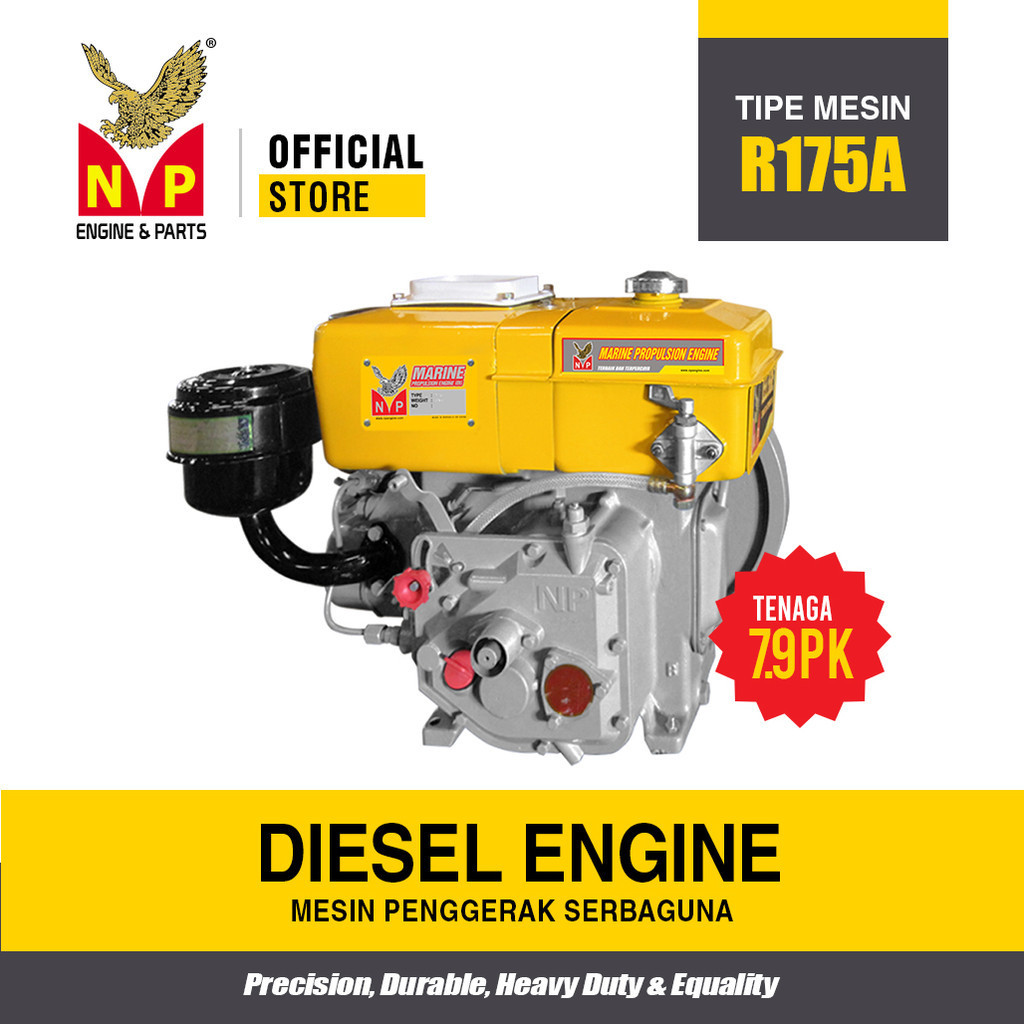 Jual NP - Diesel Engine R175A / Mesin Diesel R175A | Shopee Indonesia